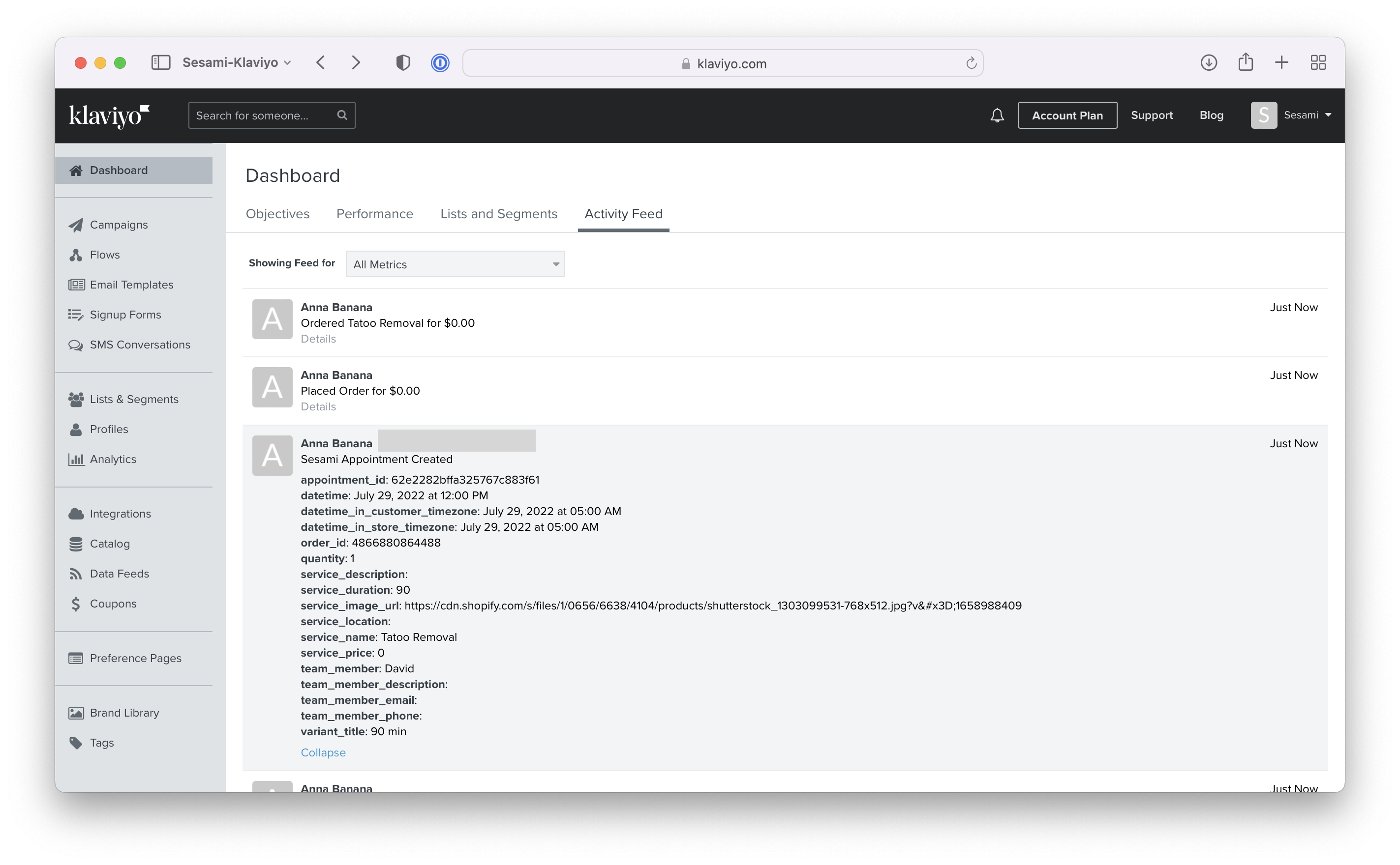 Klaviyo - Sesami : Sesami